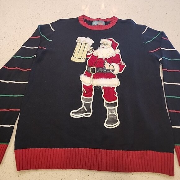 Ugly Christmas Sweater | Sweaters | Genuine Ugly Christmas Sweater Mens ...